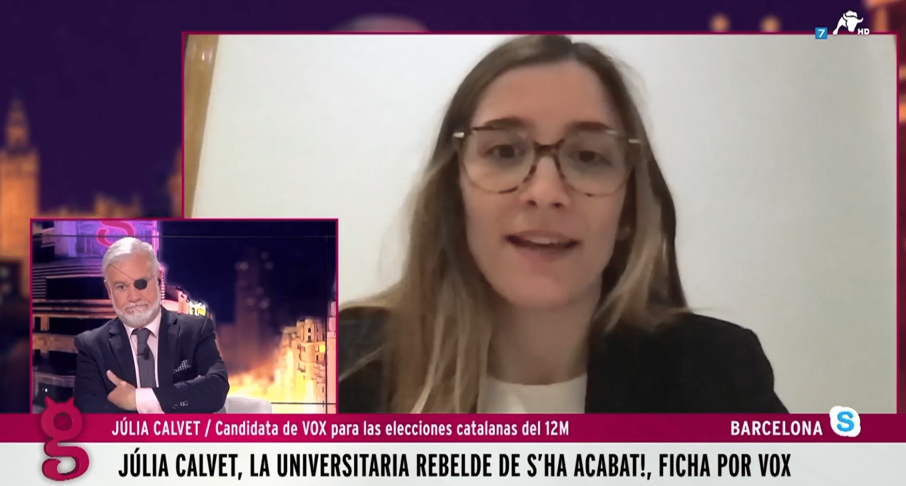 EXCLUSIVA | Júlia Calvet da su primera entrevista tras fichar por VOX ...