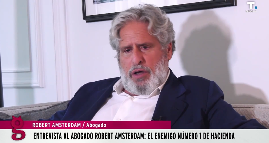 ROBERT AMSTERDAM: "HACIENDA opera fuera del ESTADO de DERECHO" – El Toro TV